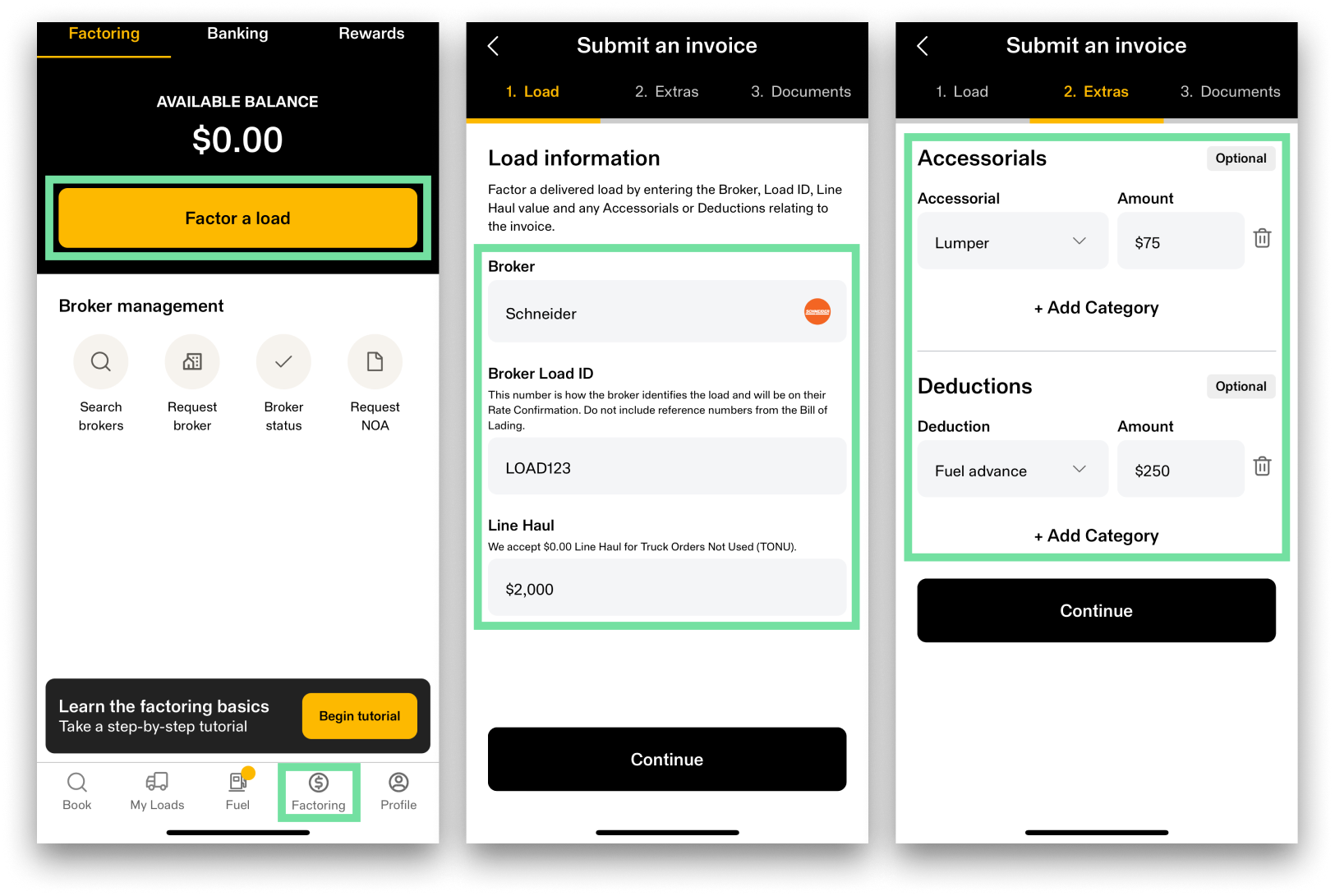 Factoring a load – TruckSmarter